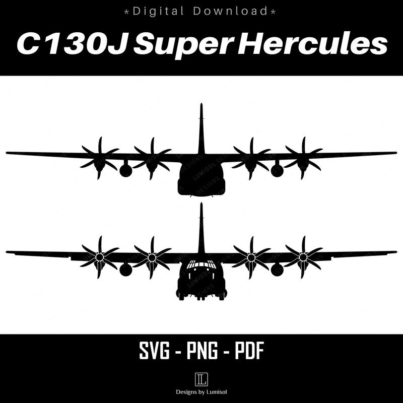 C130 Silhouette - Etsy