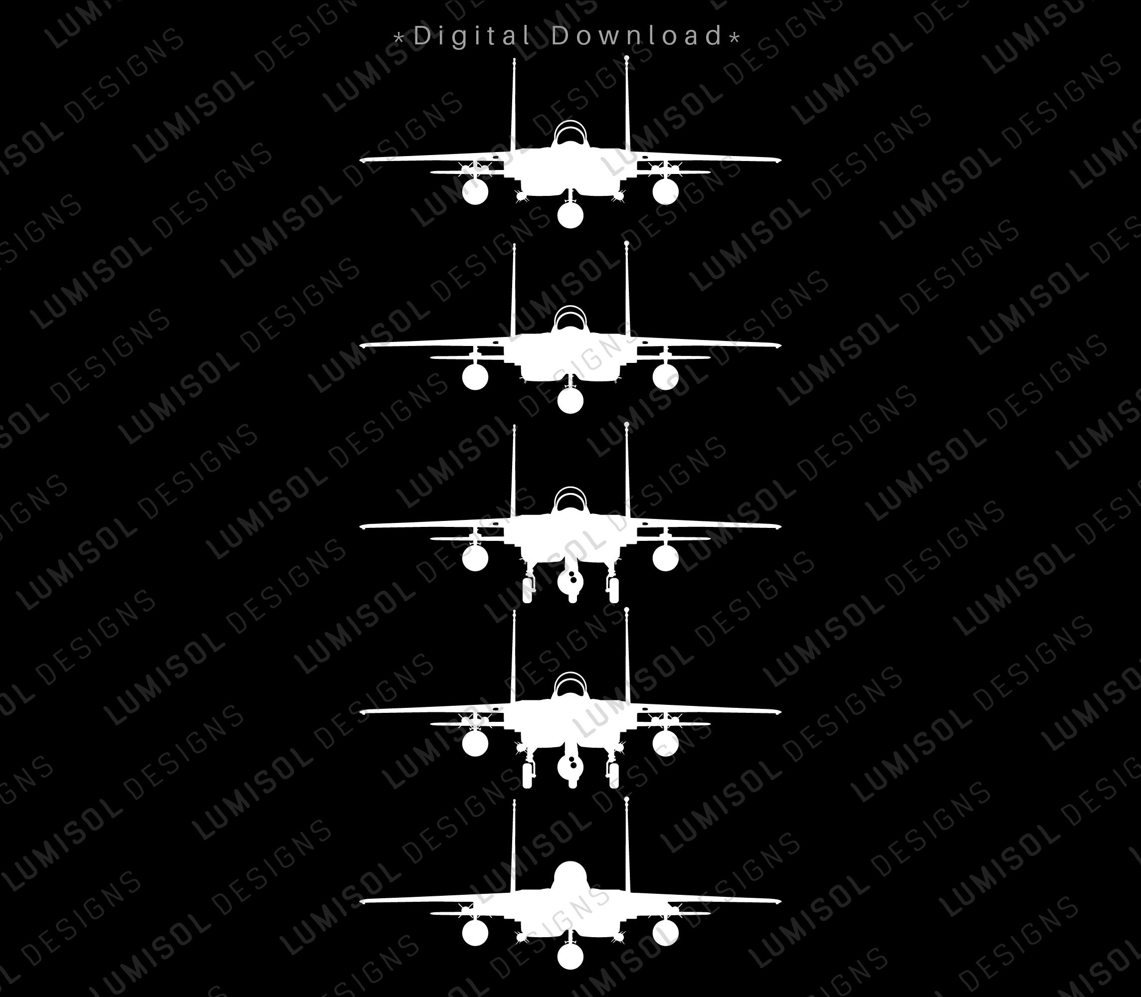 F15 Eagle SVG | Military Jet Vector File | Commercial Use - Etsy