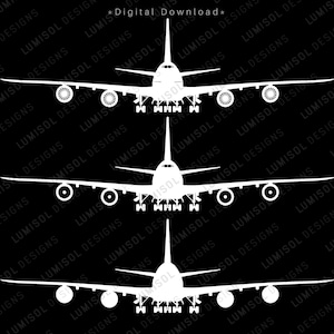 Boeing 747 SVG Vector Files | Jumbo Jet Airliner Png Transparent ...
