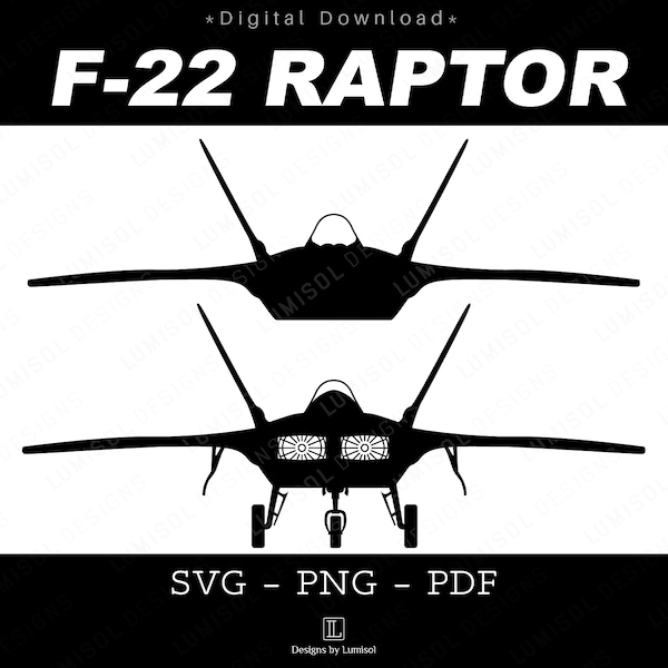 F22 Svg - Etsy