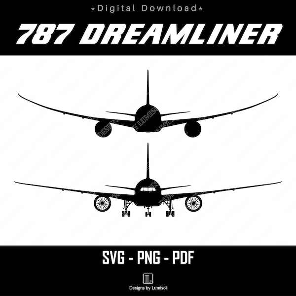787 Silhouette - Etsy