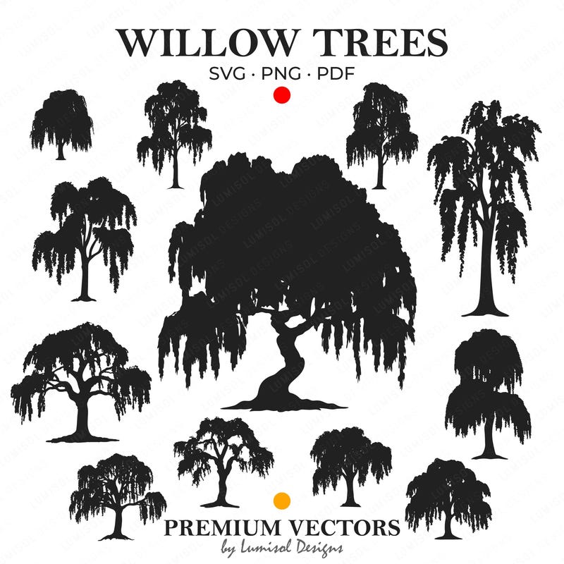 Willow Tree Svg - Etsy