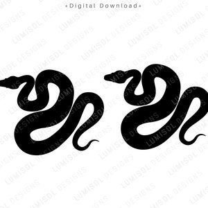 Snake Svg | Python Silhouette Cut Files | Realistic Snake Idea for ...