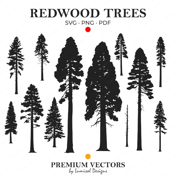 Redwood Tree Art - Etsy