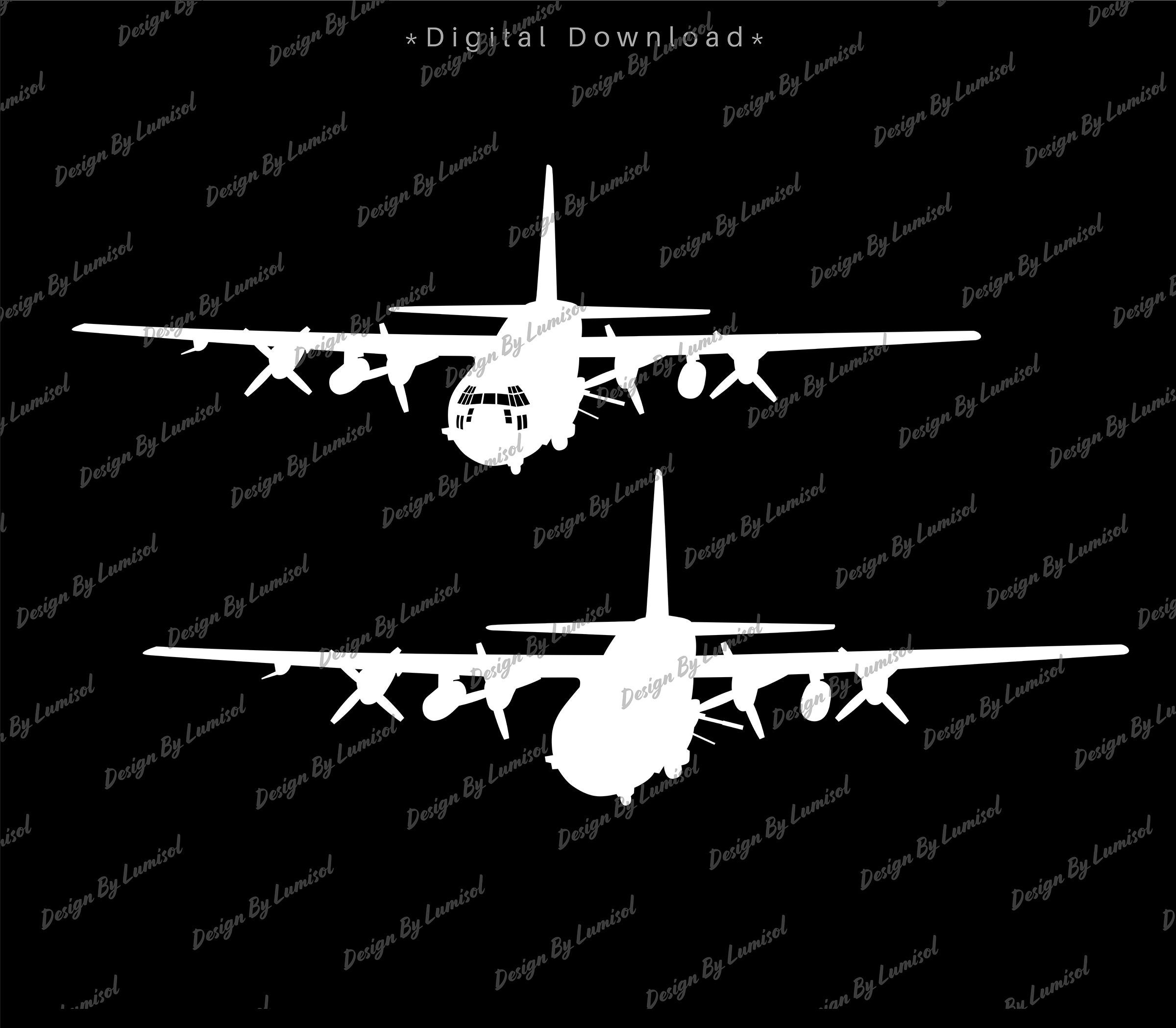 AC130 GUNSHIP SVG / Png / Eps / C 130 Hercules Warplane - Etsy Canada
