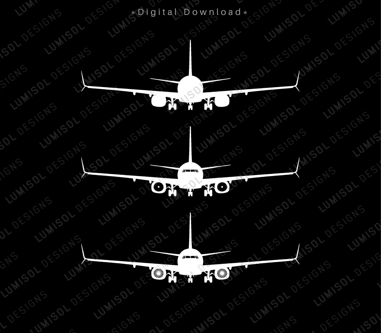 Boeing 737 MAX Svg | Airplane Clipart, Png, Pdf (digital Download) - Etsy