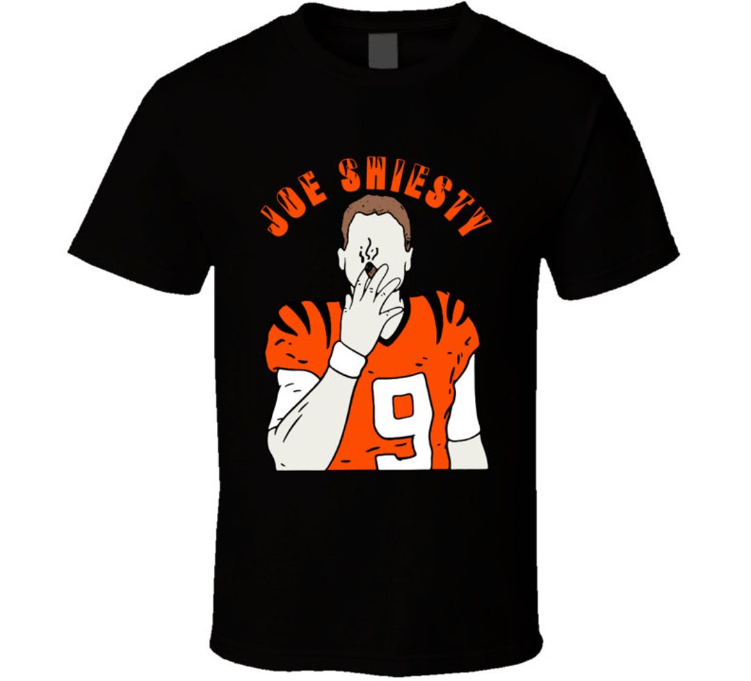 Joe Burrow Joe Shiesty Cincinnati Quarterback Silhouette Cigar T Shirt ...