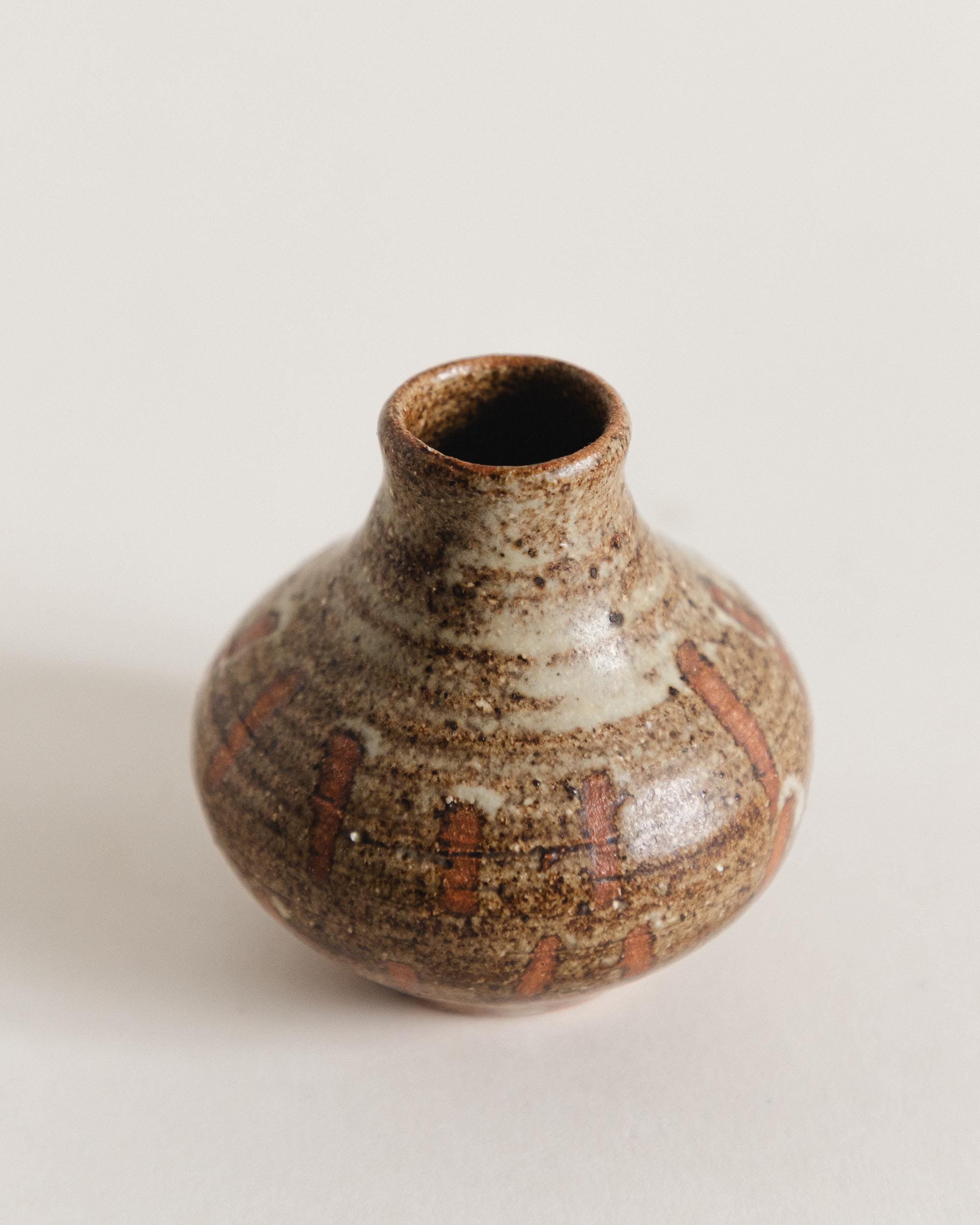 Mousehole Pottery Vintage Studio Pottery Vase 1970s Greta Perry Cornish ...