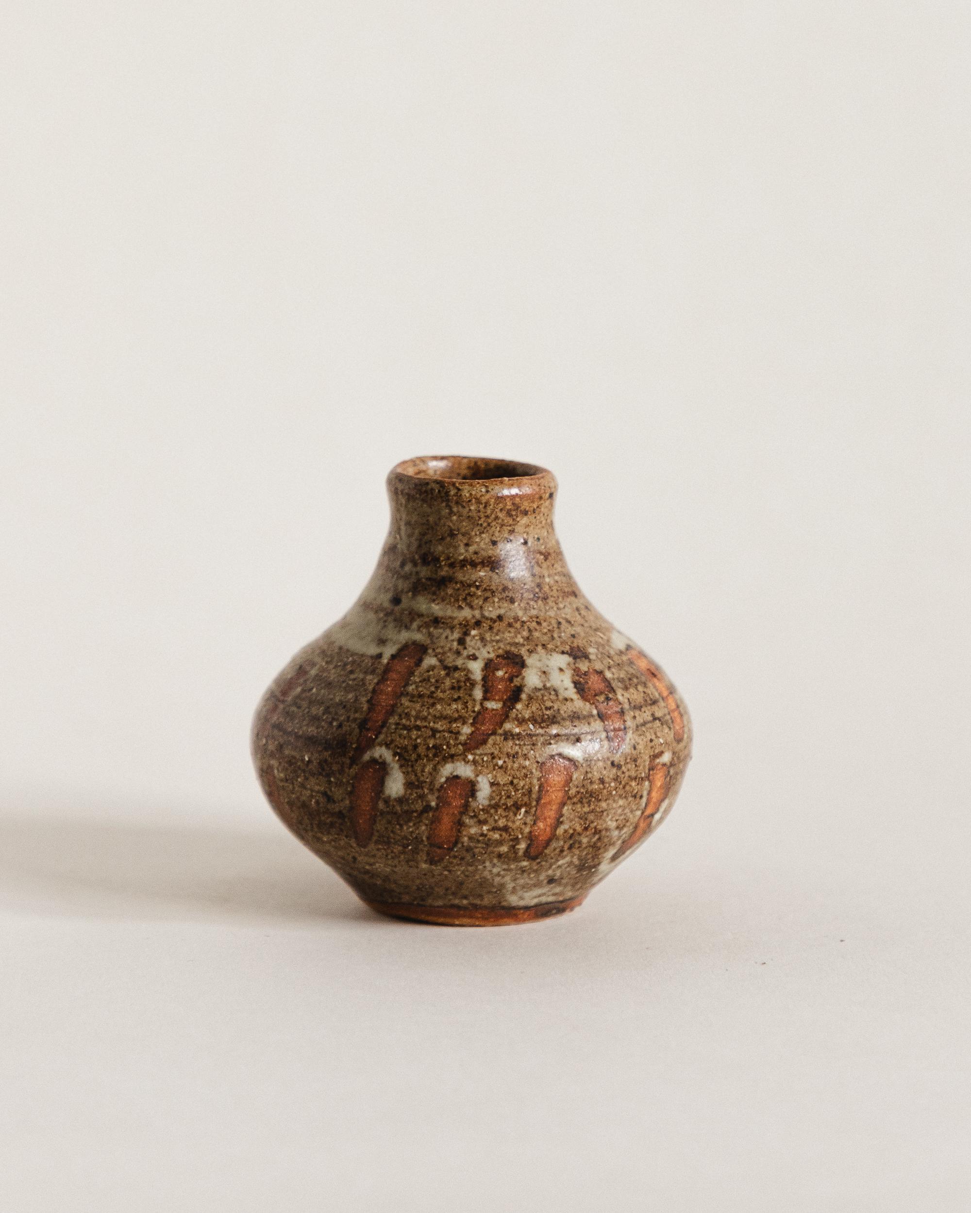 Mousehole Pottery Vintage Studio Pottery Vase 1970s Greta Perry Cornish ...