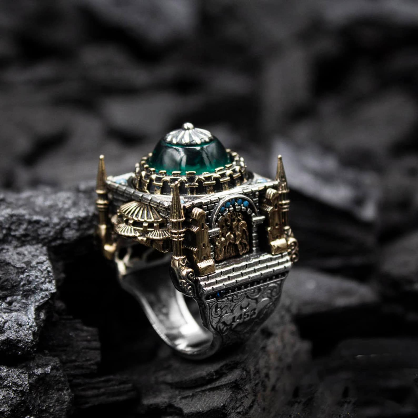 Hagia Sophia Design Silver Man Ring Conquest of Istanbul - Etsy