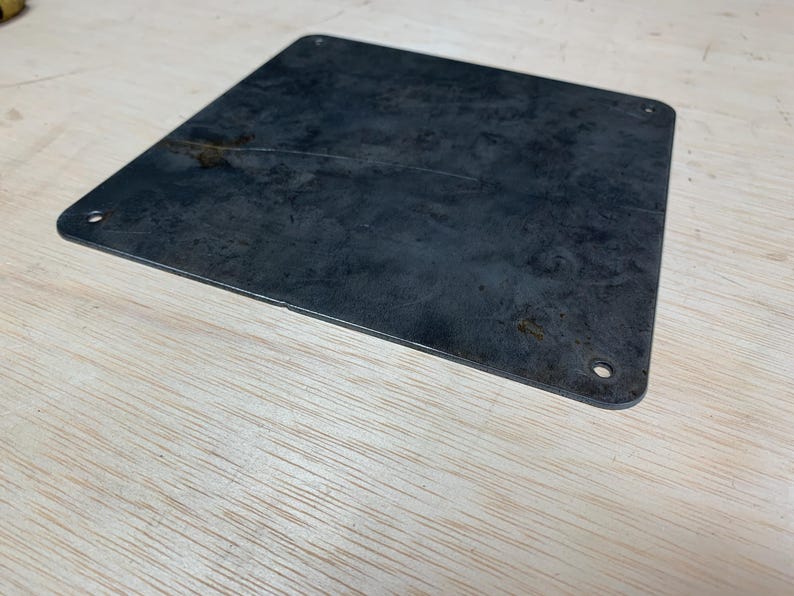 Raw Steel Magnetic Wall Board, Square Industrial Metal Photo Display ...