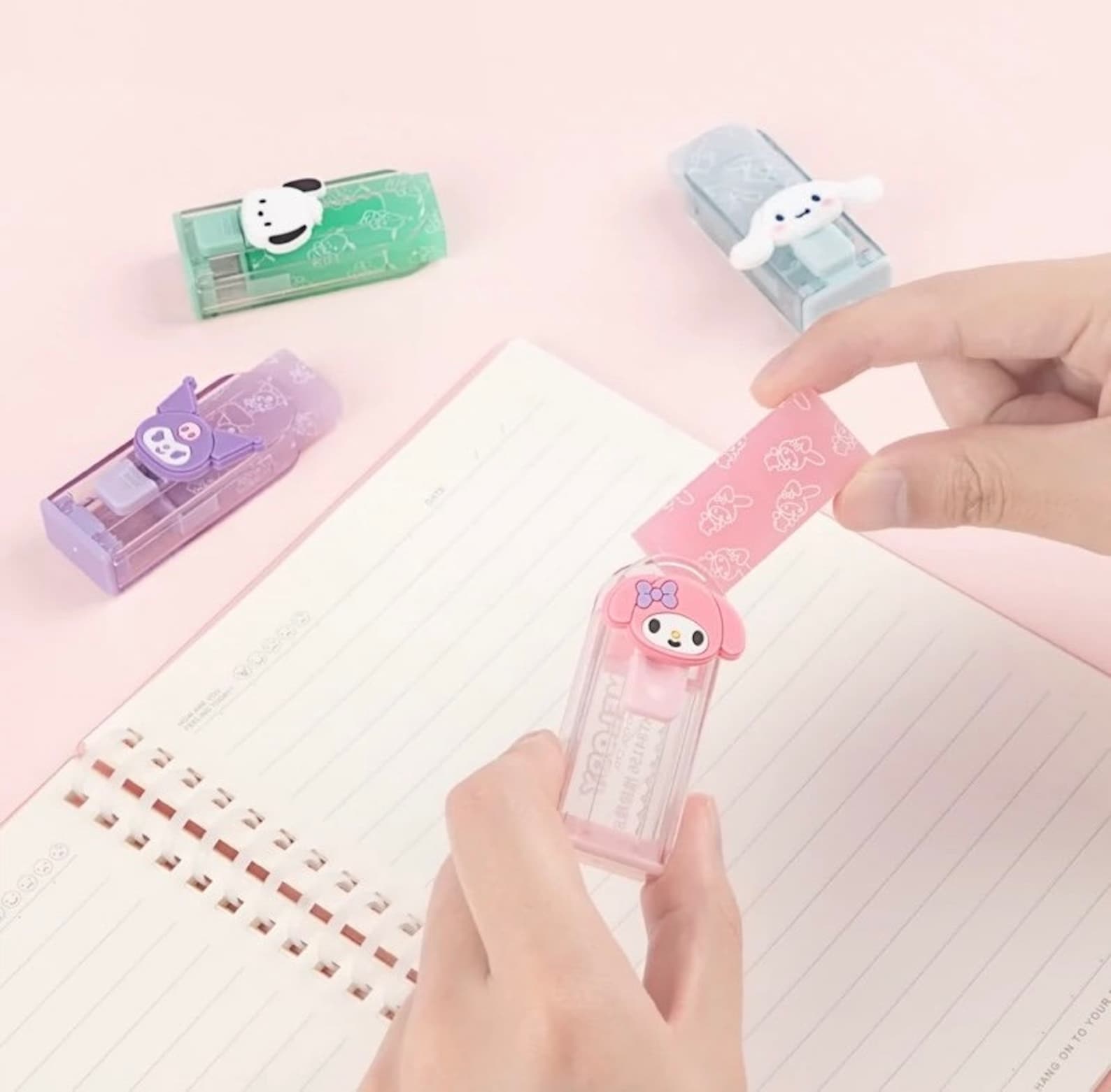 Click Rubber Eraser. Cute Kawaii Cartoon Characters. Stationery Gifts ...