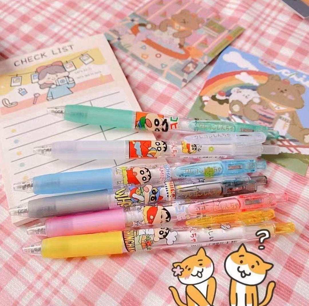 Kawaii Black Gel Pen 0.5mm. Cute Japanese Anime/manga. Stationery Gifts ...