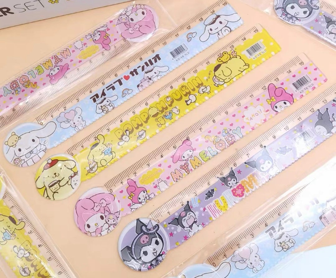 Kawaii Rulers. 4 Cute Characters. Stationery Gifts - Etsy