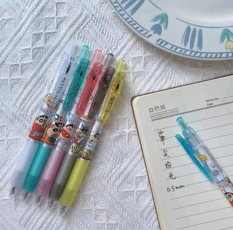 Kawaii Black Gel Pen 0.5mm. Cute Japanese Anime/manga. Stationery Gifts ...