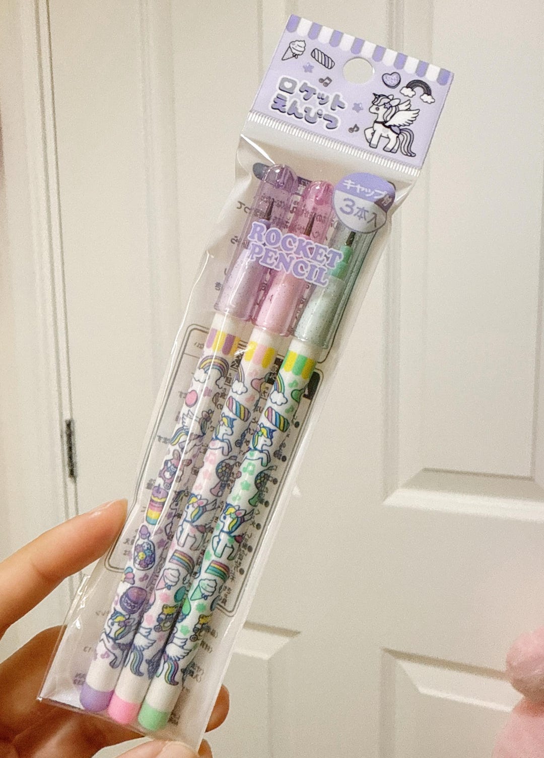 Unicorn Rocket Pencils 3/pack. Cute Stationery Gifts for Kids - Etsy