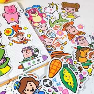 Stickers 50pcs Anime Cartoon Scrapbooking Gifts Embellishment - Etsy