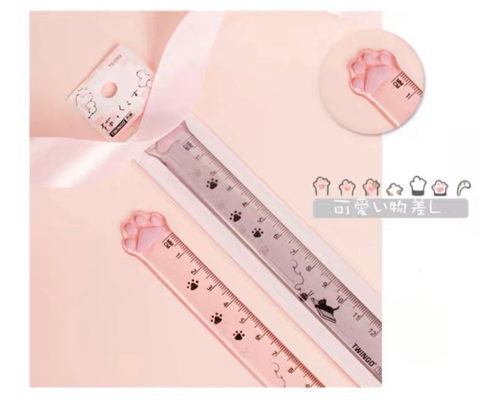 Cat Paw Ruler 15cm. Kawaii Cute Stationery Gifts - Etsy