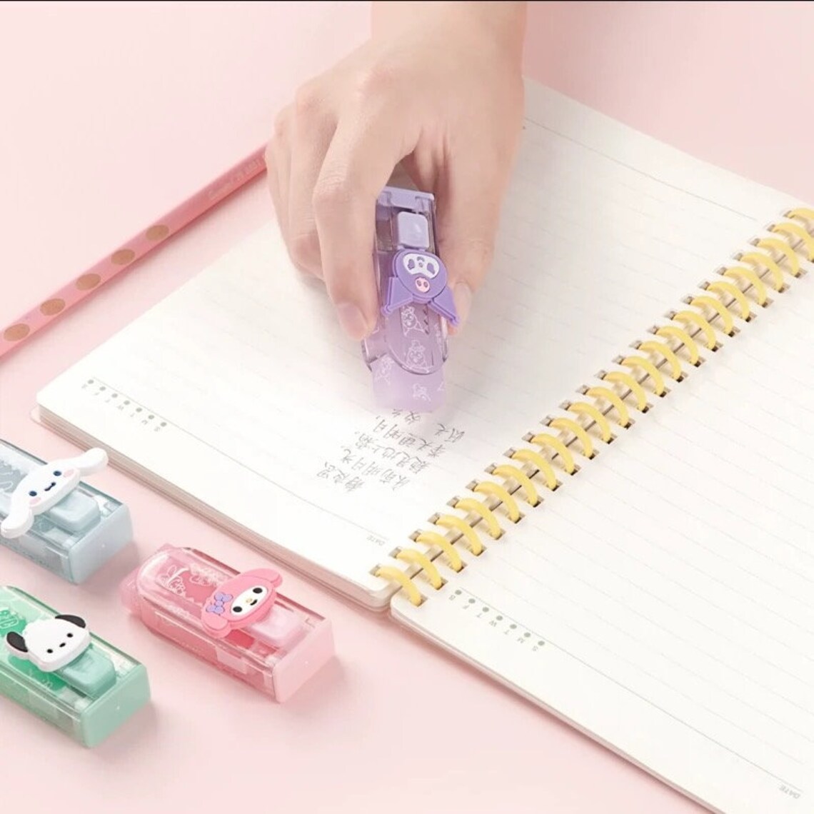 Click Rubber Eraser. Cute Kawaii Cartoon Characters. Stationery Gifts ...