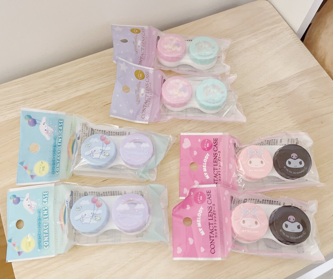 Cute Contact Lens Case. 3 Kawaii Designs. Japan Anime - Etsy
