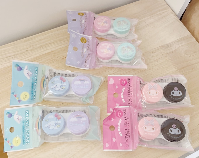 Cute Contact Lens Case. 3 Kawaii Designs. Japan Anime - Etsy