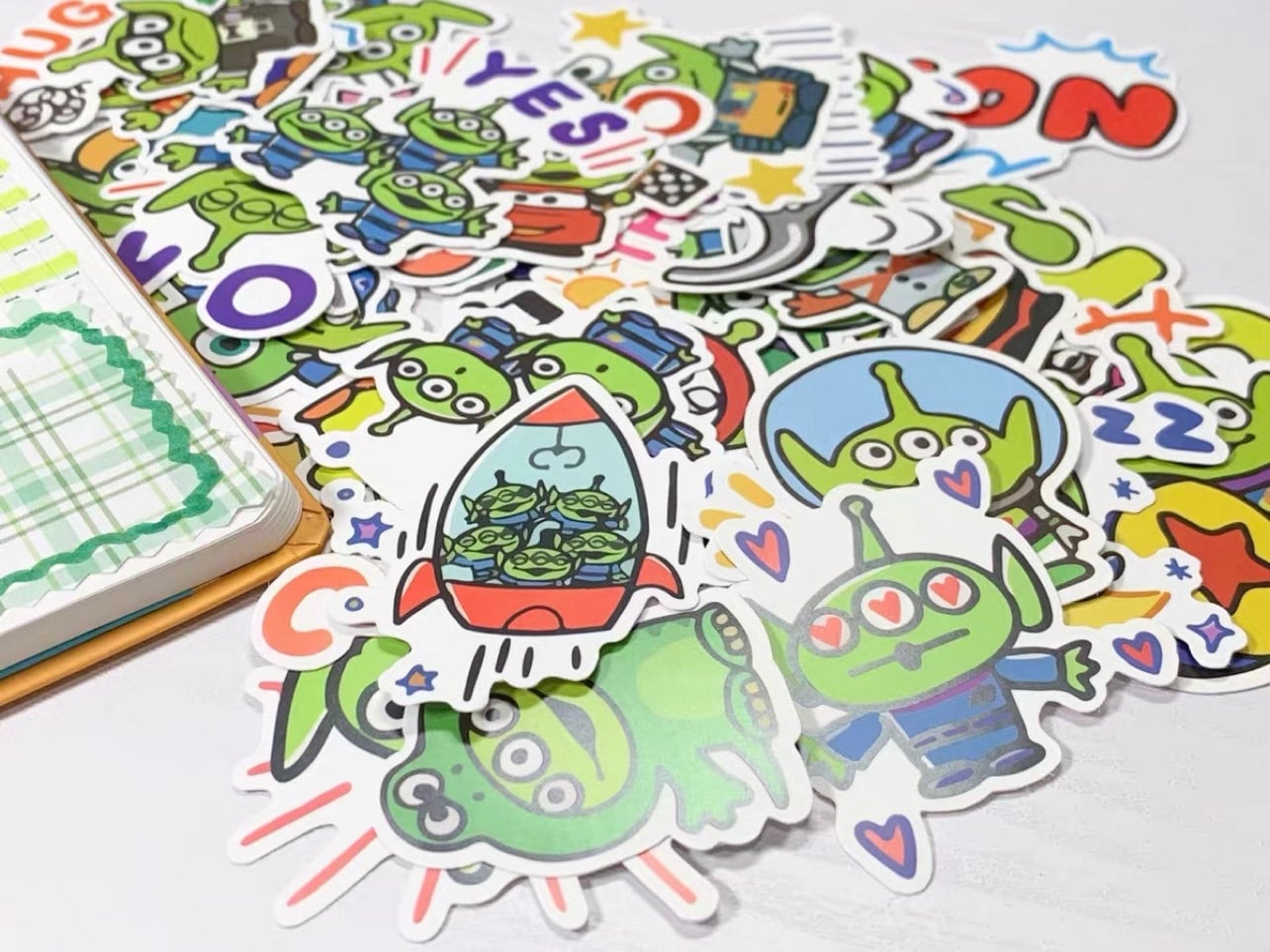 Aliens Stickers 50pcs Anime Cartoon Scrapbooking Gifts - Etsy