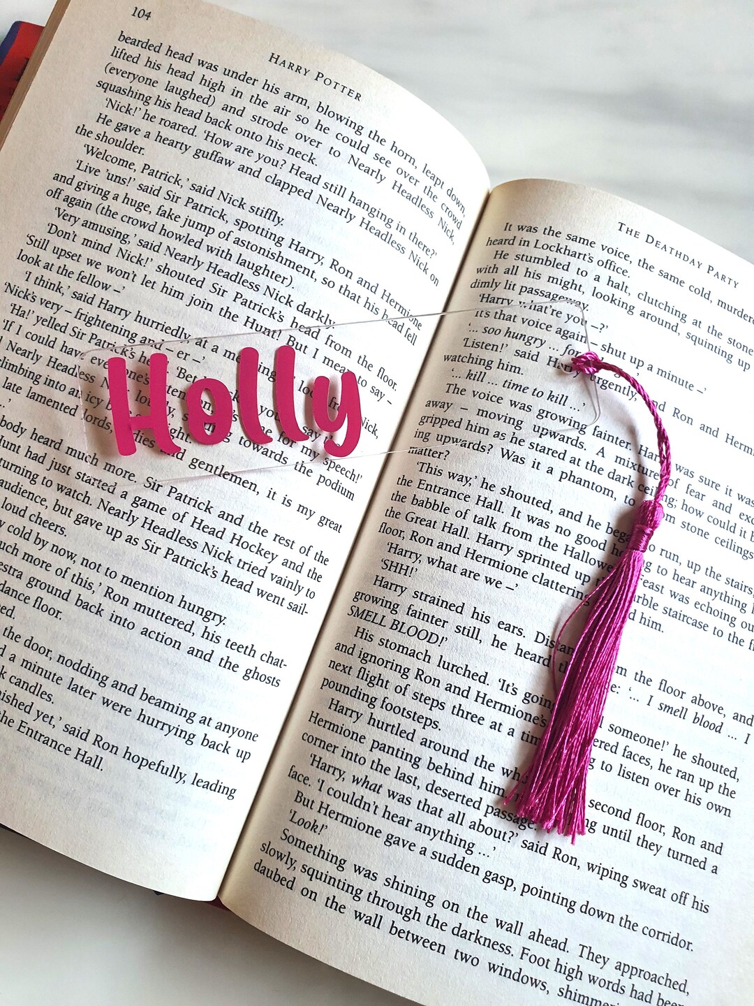 Personalised Bookmarks Back to School Vinyl Acrylic Bookmark Librarian ...
