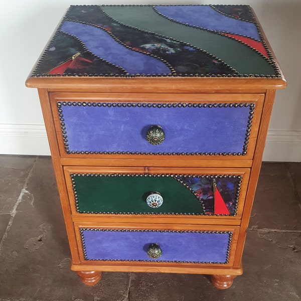 Purple Chest of Drawers - Etsy