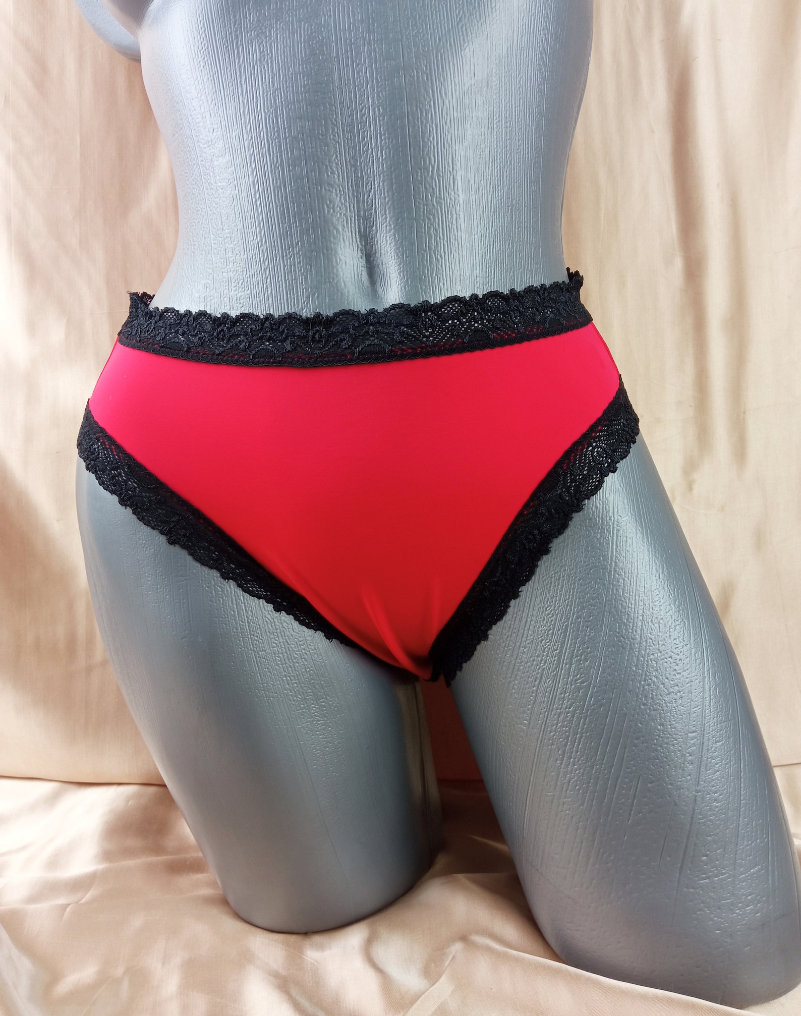 Goth Panties Assless Panties Black Lace Panties Bdsm Lingerie Kinky