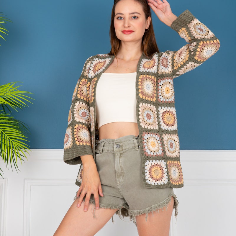 Crochet Boho Cardigan - Etsy