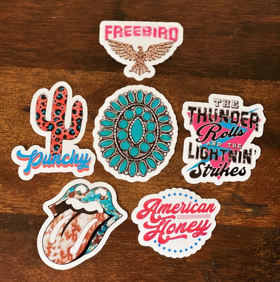 Western Sticker Bundle - Etsy