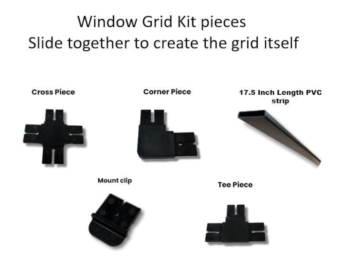 Black Window Grids (aka Grilles, Mullions, Muntins) - Etsy