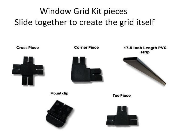 Black Window Grids aka Grilles Mullions Muntins - Etsy