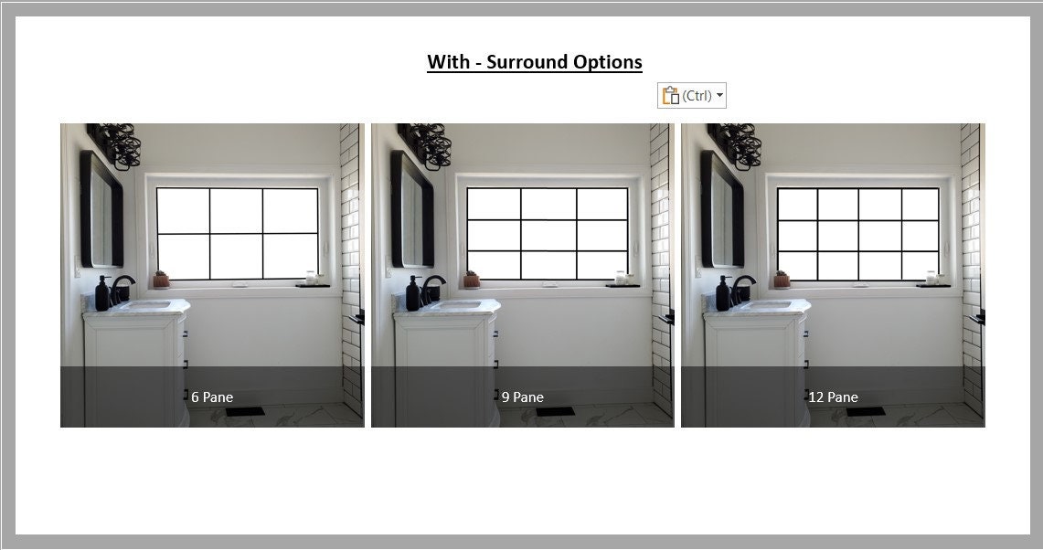 Black Window Grids (aka Grilles, Mullions, Muntins) - Etsy