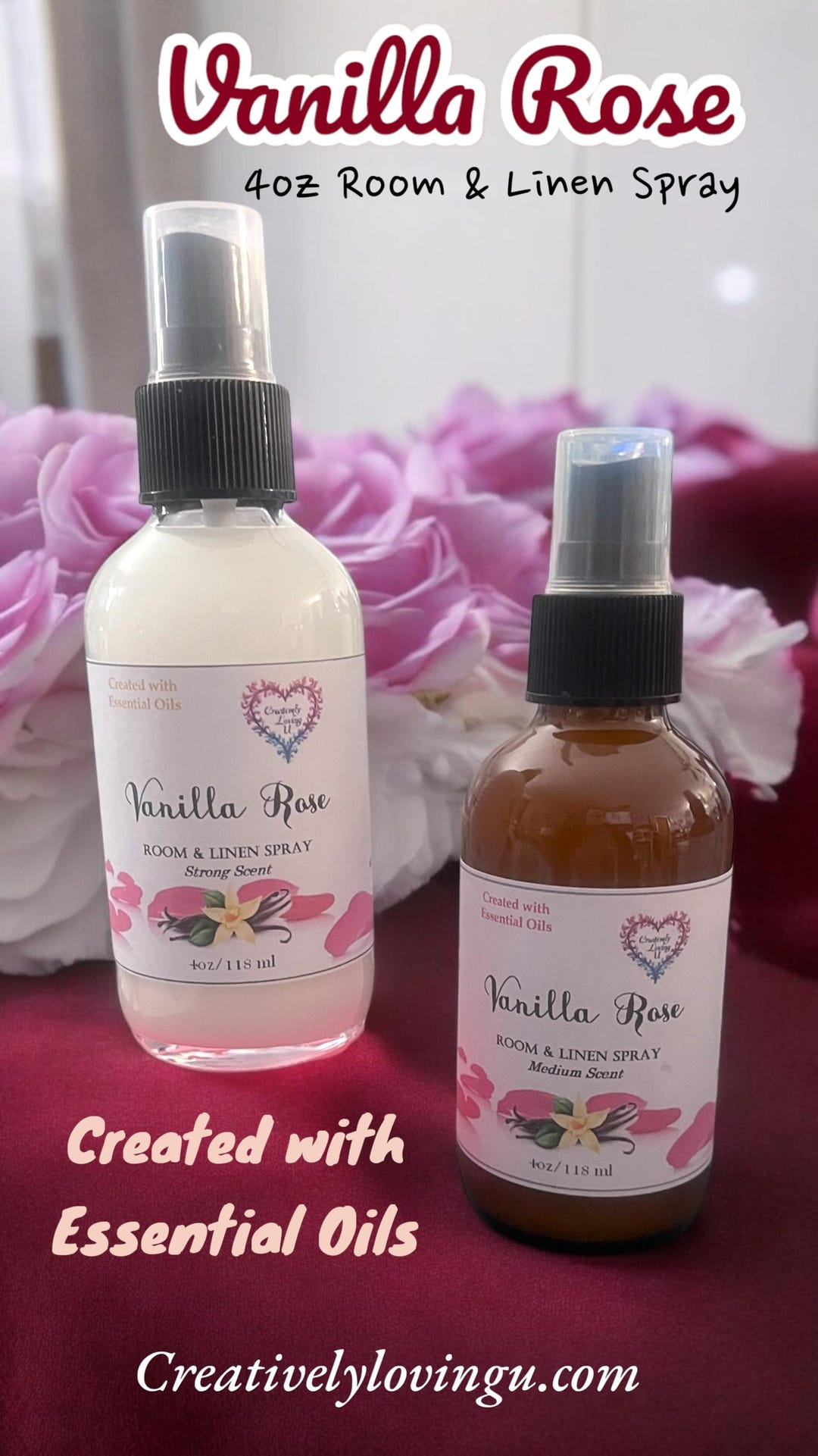 Luxurious 4 Oz Room & Linen Sprays - Refresh Your Home, Body + Mind ...
