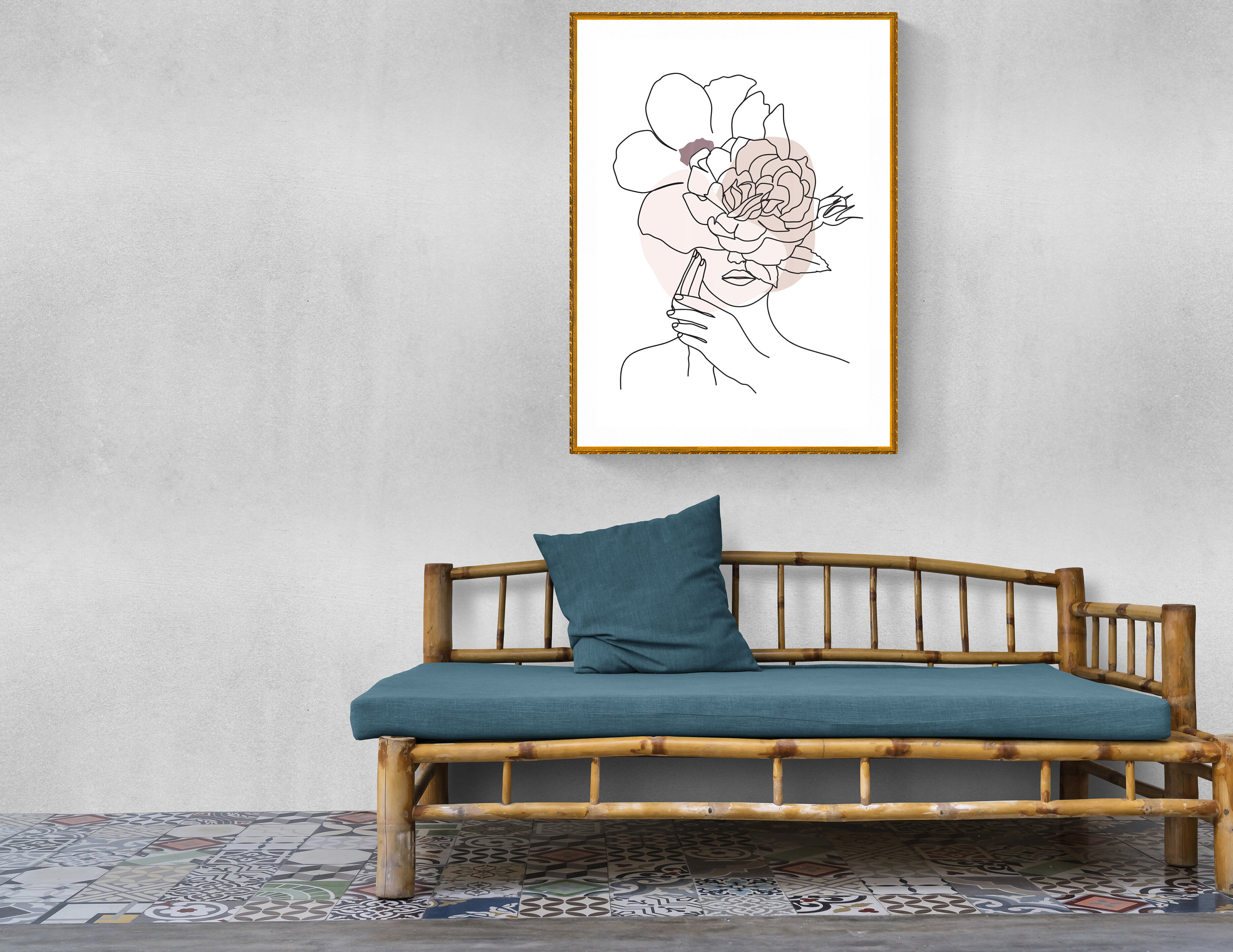 Minimal Art Print Line Drawing Woman Line Art Woman Line - Etsy