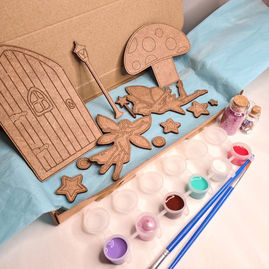Fairy DIY Kids Craft Kit Kids Crafting MDF Crafting Laser - Etsy