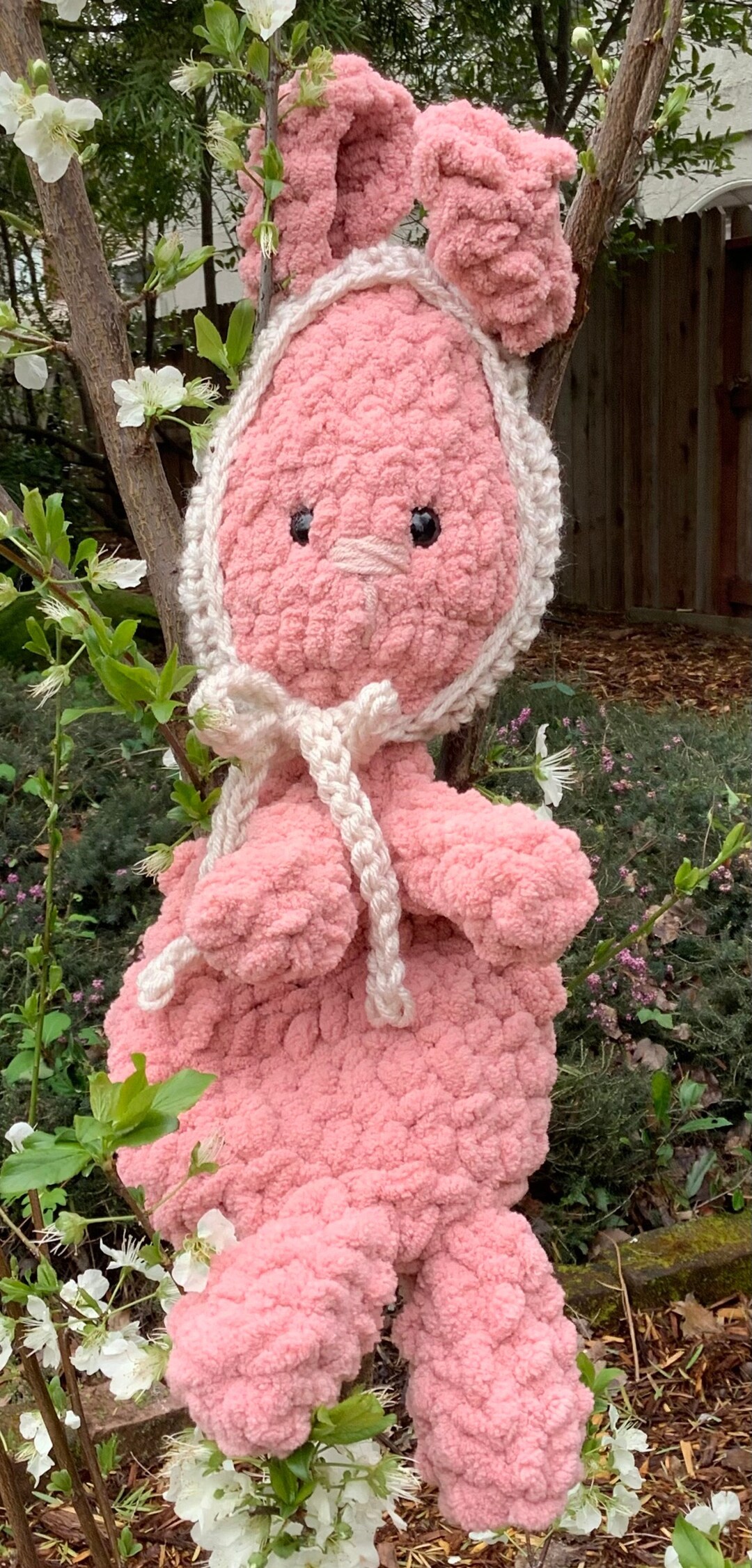 Pink Boho Bunny, Easter Bunny, Handmade Bunny, Crochet Bunny, Easter ...