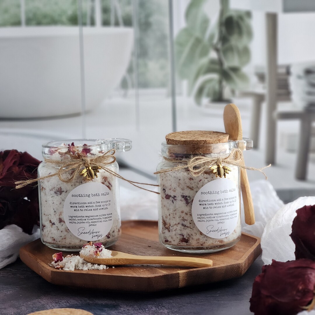 Bath Salts in a Jar, Mothers Day, Gift for Mom - Etsy