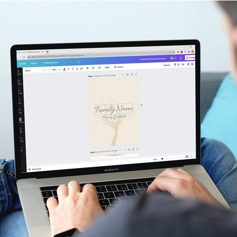 Family Tree Book... Custom Family Tree Notebook. Family | Etsy