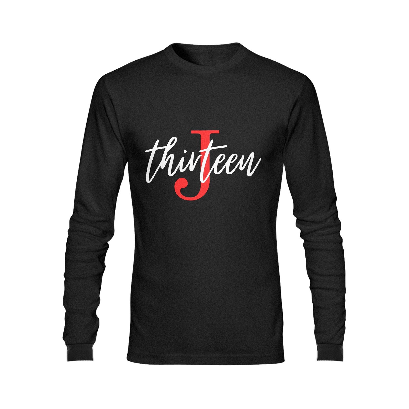 J13 Greek Unisex T-shirt. Red and White J Thirteen W/ WHITE THIRTEEN . Founders Day Short and ...