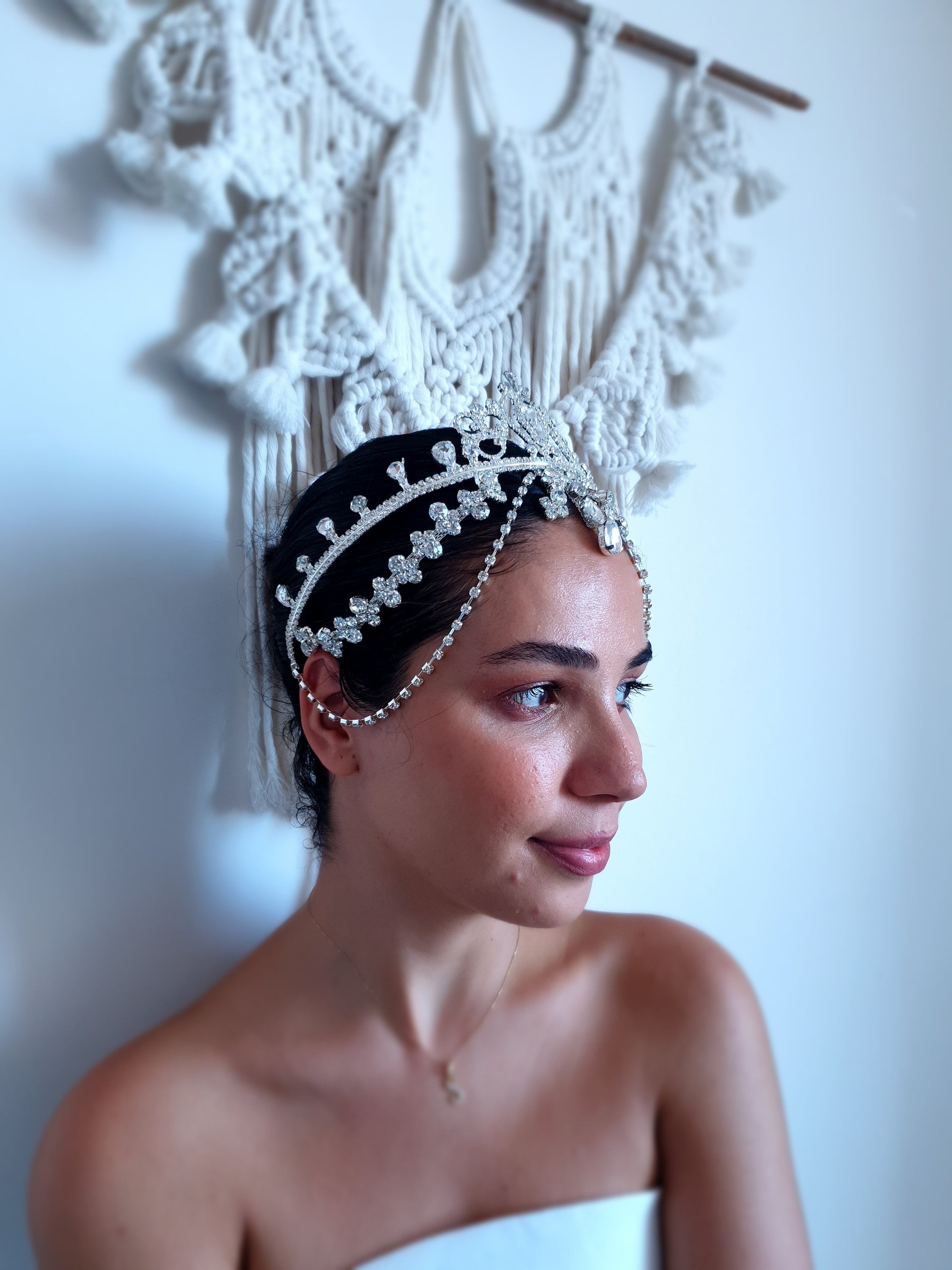 Forehead Hair Band, Wedding Collection,stony Hairband,wedding Hair ...