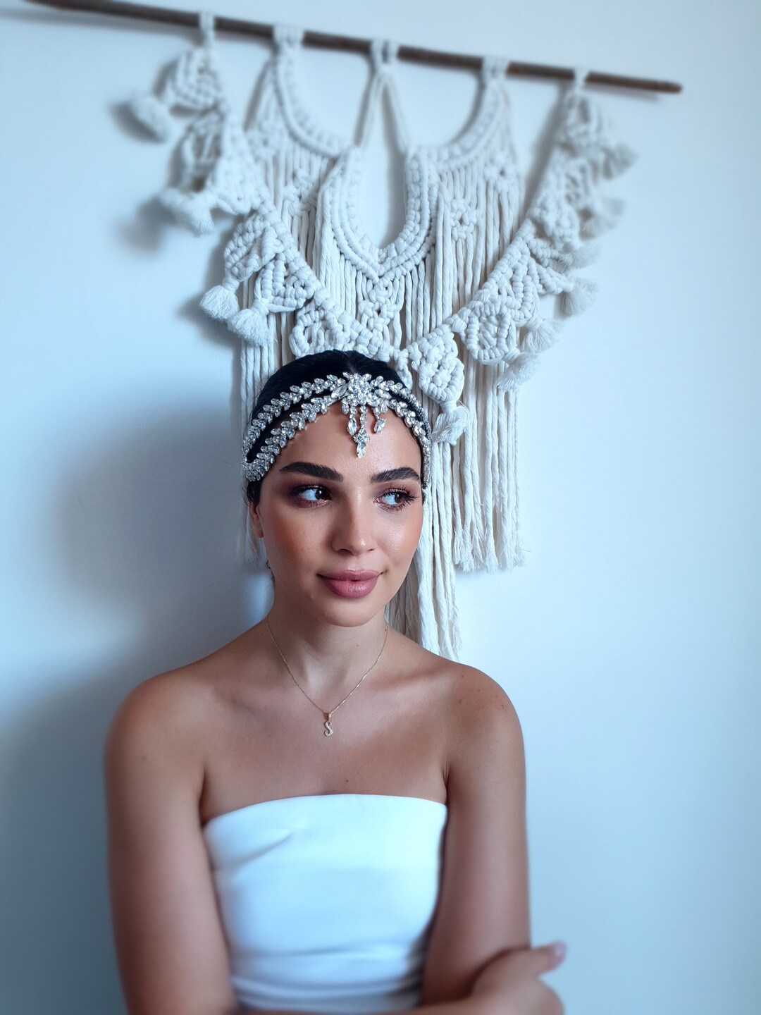 Forehead Hair Band, Wedding Collection,stony Hairband,wedding Hair ...