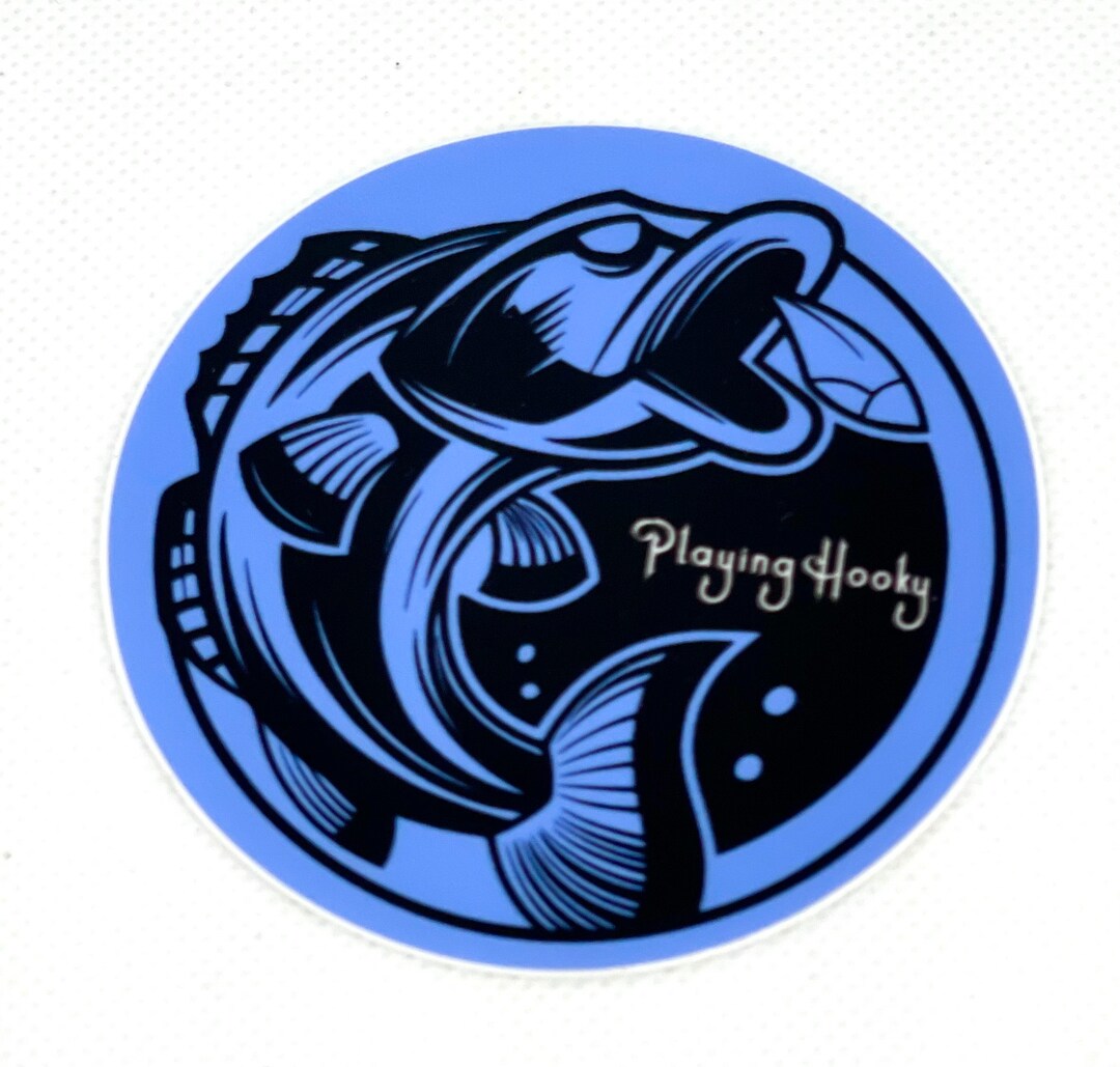 Playing Hooky® Fish Sticker - Etsy