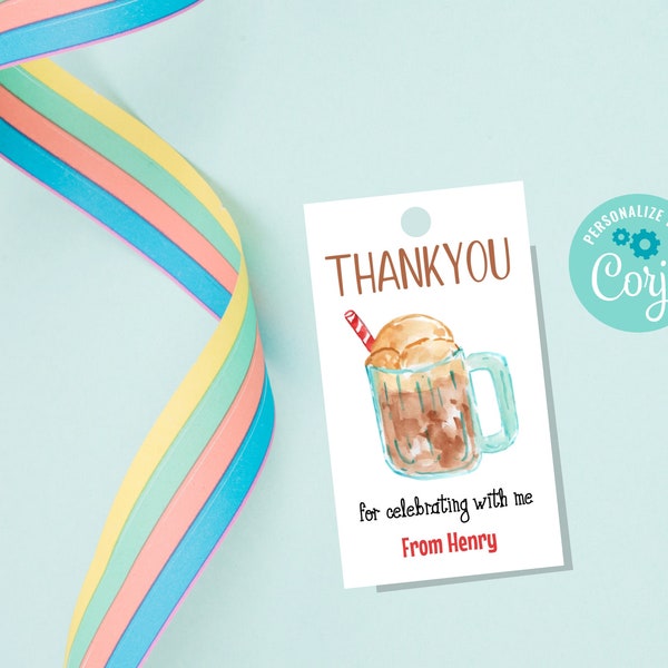 Root Beer Float Thank You - Etsy