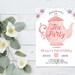 Tea Party Invitation | Floral Tea Party Birthday Invite | Pink Teapot ...