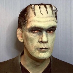 Frankenstein Monster Munsters Foam Latex Headpiece Mask Makeup for ...