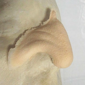 Klingon Forehead and Nose Prosthetic: Foam Latex Star Trek Makeup - Etsy