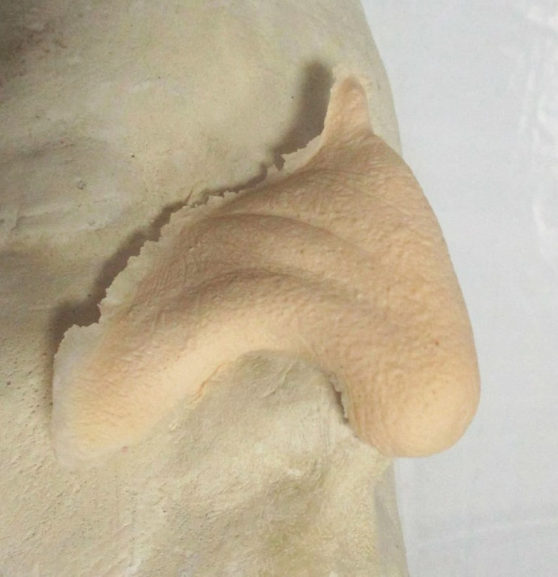 Klingon Forehead and Nose Prosthetic: Foam Latex Star Trek Makeup - Etsy
