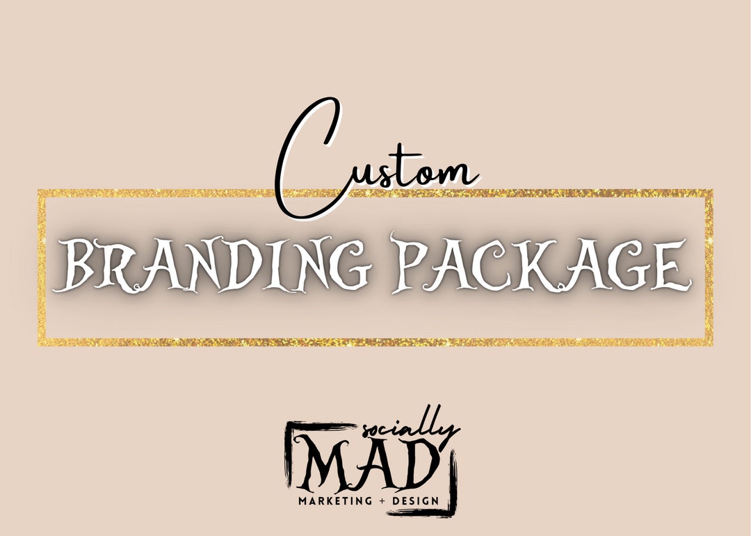 CUSTOM LOGO Plus BRANDING Package Business Branding Kit - Etsy